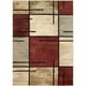 Better Homes & Gardens Spice Grid Area Rug, Red, 5' x 7' - Walmart.com