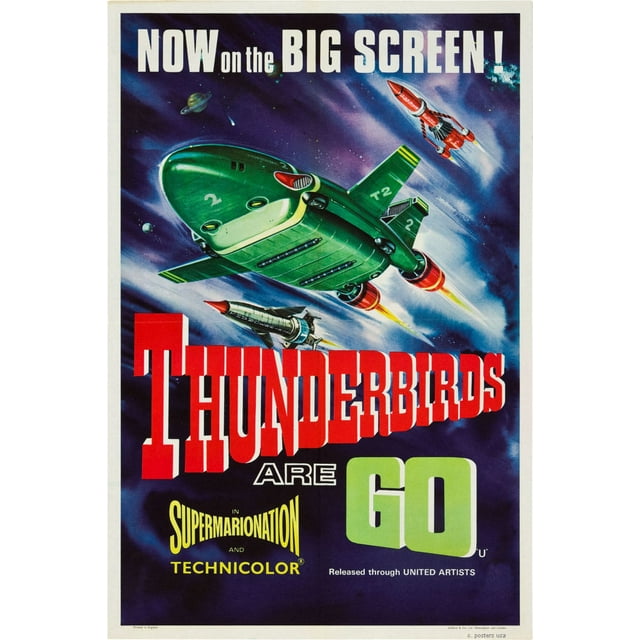 Thunderbirds Are Go Movie Poster Metal Sign 8Inx 12In Metal Print 8x12 ...