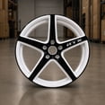 17 Inch White Black Alloy Wheel for 2005 Chevy Uplander Minivan 5 Lug ...