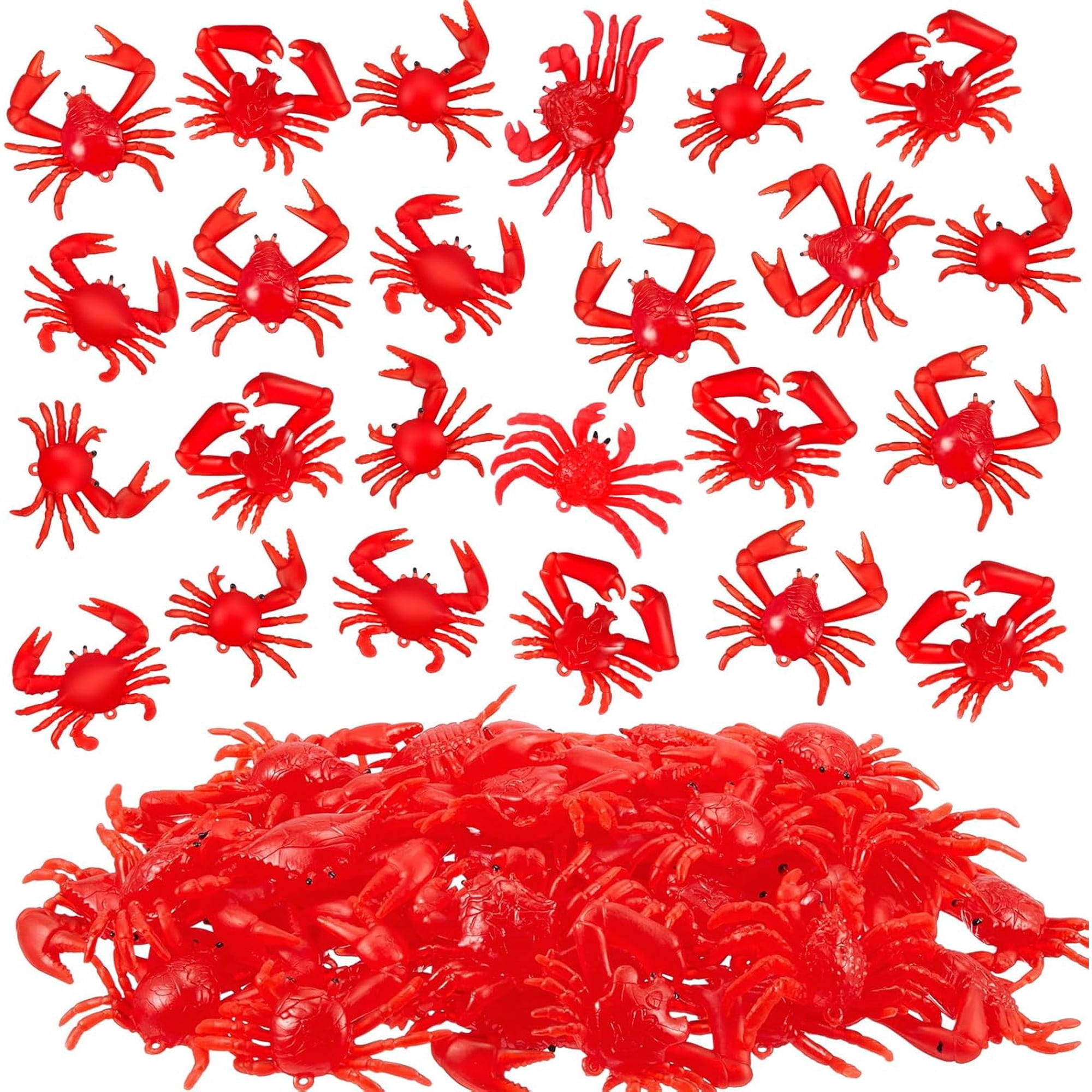 Click here for Ld Seller 50 Pcs Mini Red Crab/Crawfish Toy Soft T... prices