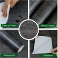 Oxdigi Black Wood Contact Paper 24 x 196 inches PVC Self Adhesive Peel ... Oxdigi Black Wood Contact Paper 24 x 196 inches PVC Self Adhesive Peel ...