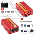 1600W,Power Inverter,DC 12V/24V to AC,Car Inverter With Dual USB Car ...