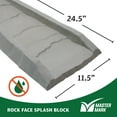 Master Mark, Splash Block, 24", 2-Pack, Gutter Downspout Extension ...