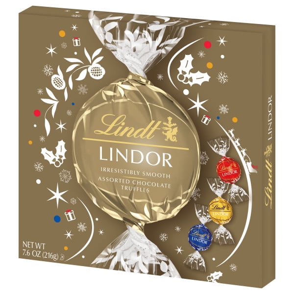 Holiday Lindor Assorted Gift Box 7.6oz - Walmart.com