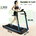 OMA 1017EB 2.5HP Electric Treadmill, 300 LBS Capacity, 36 Programs, LED ...