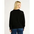 Free Assembly Women's Roll Neck Cotton Sweater with Long Sleeves ...