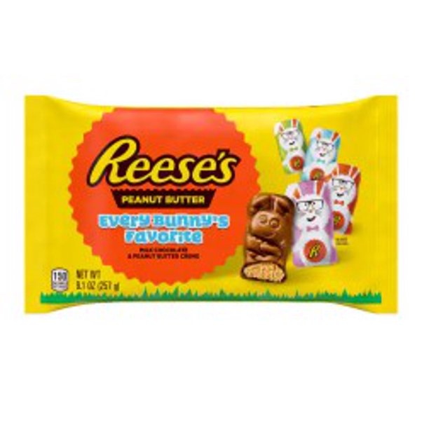 REESE'S Every Bunny's Favorite Milk Chocolate Peanut Butter Creme Bunny ...