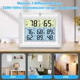 Weather Station Indoor Outdoor with 3 Sensors, Remote Temperature with ...