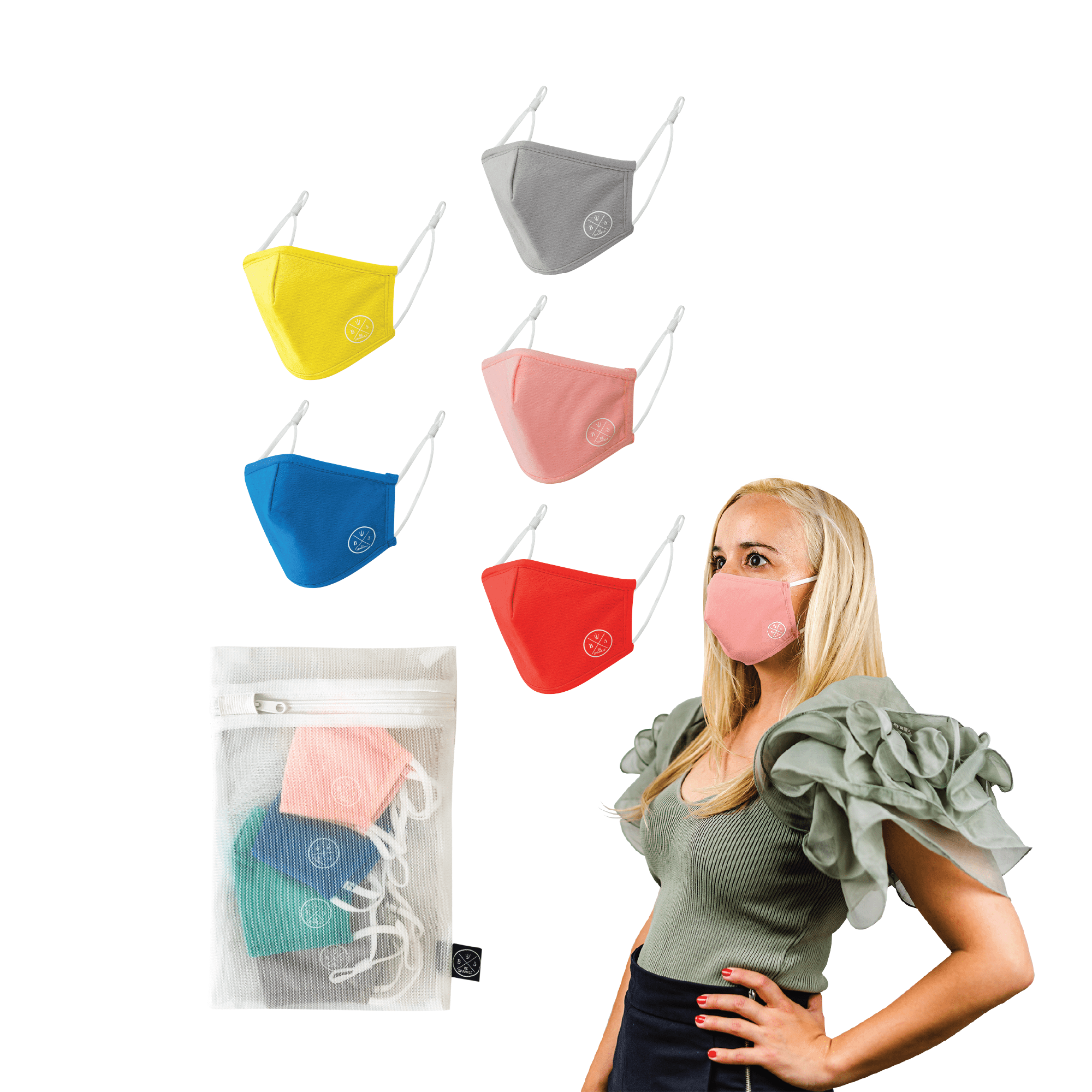 ADULT FACE MASK PACK5 - Walmart.com