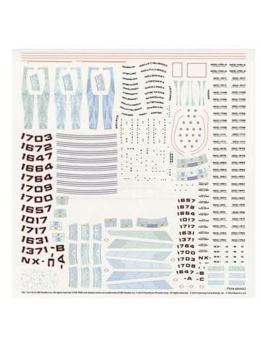 Round 2, LLC. Polar Lights Star Trek Supplemental Starship Decals ...