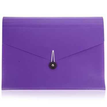 Enday A4 Paper Square Flap Expandable File Folder Organizer Document ...