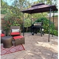 NiamVelo 8'x 5' Metal Grill Gazebo, BBQ Canopy Tent with Air Vent ...