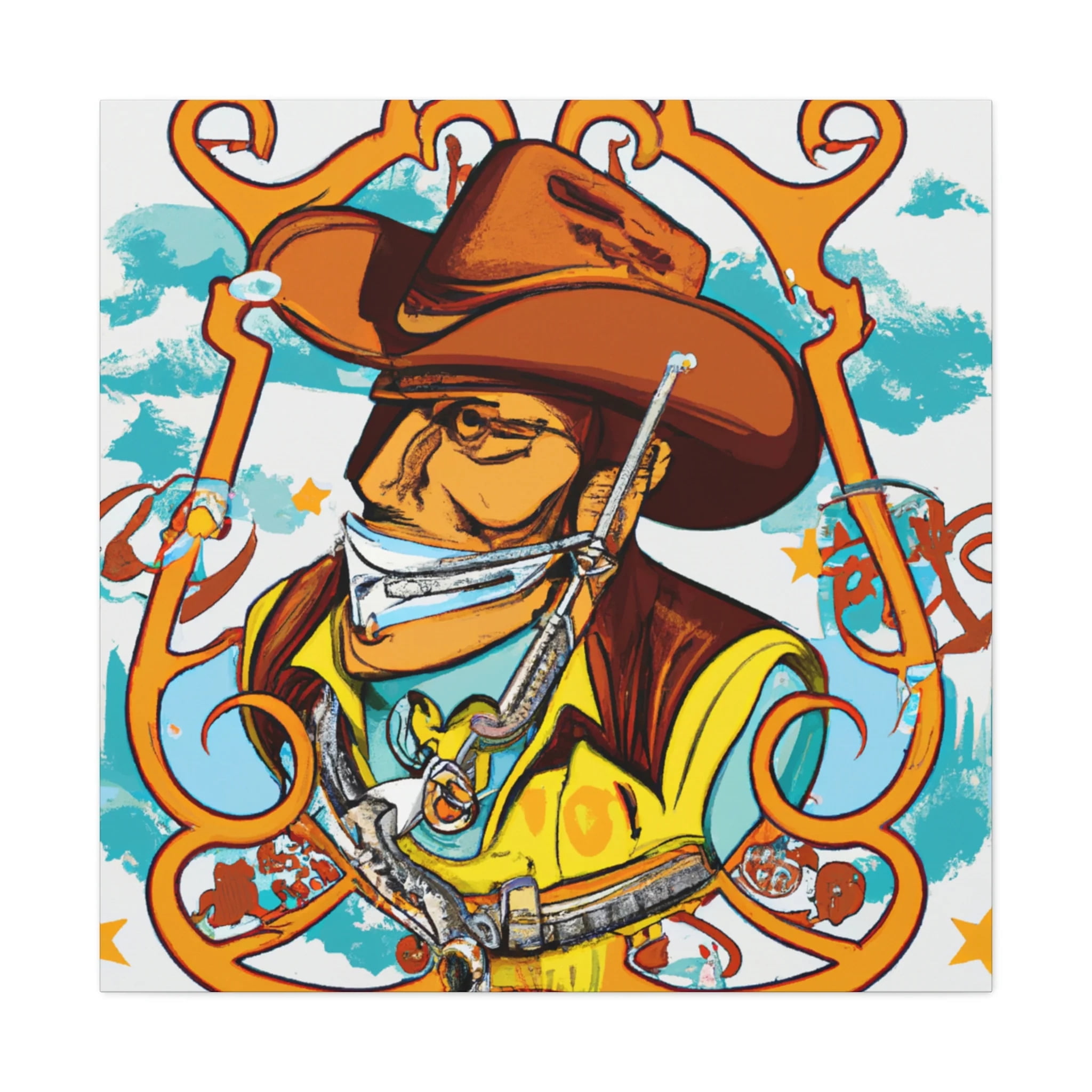 Branding Iron Glow Forth - Canvas - Walmart.com