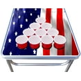 Party Pong America Edition Portable 8-Foot Beer Pong Table - Walmart.com