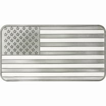 10 Troy oz American Flag .999 Fine Silver Bar Sealed - Walmart.com