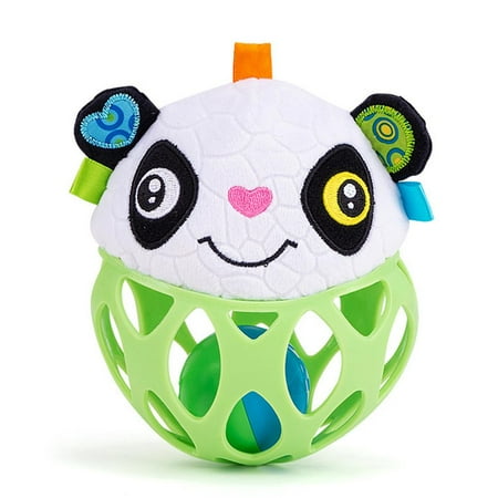 Baby Rattle Toys Cute Animal Texture Baby Bell Balls Toy Sense Develop ...