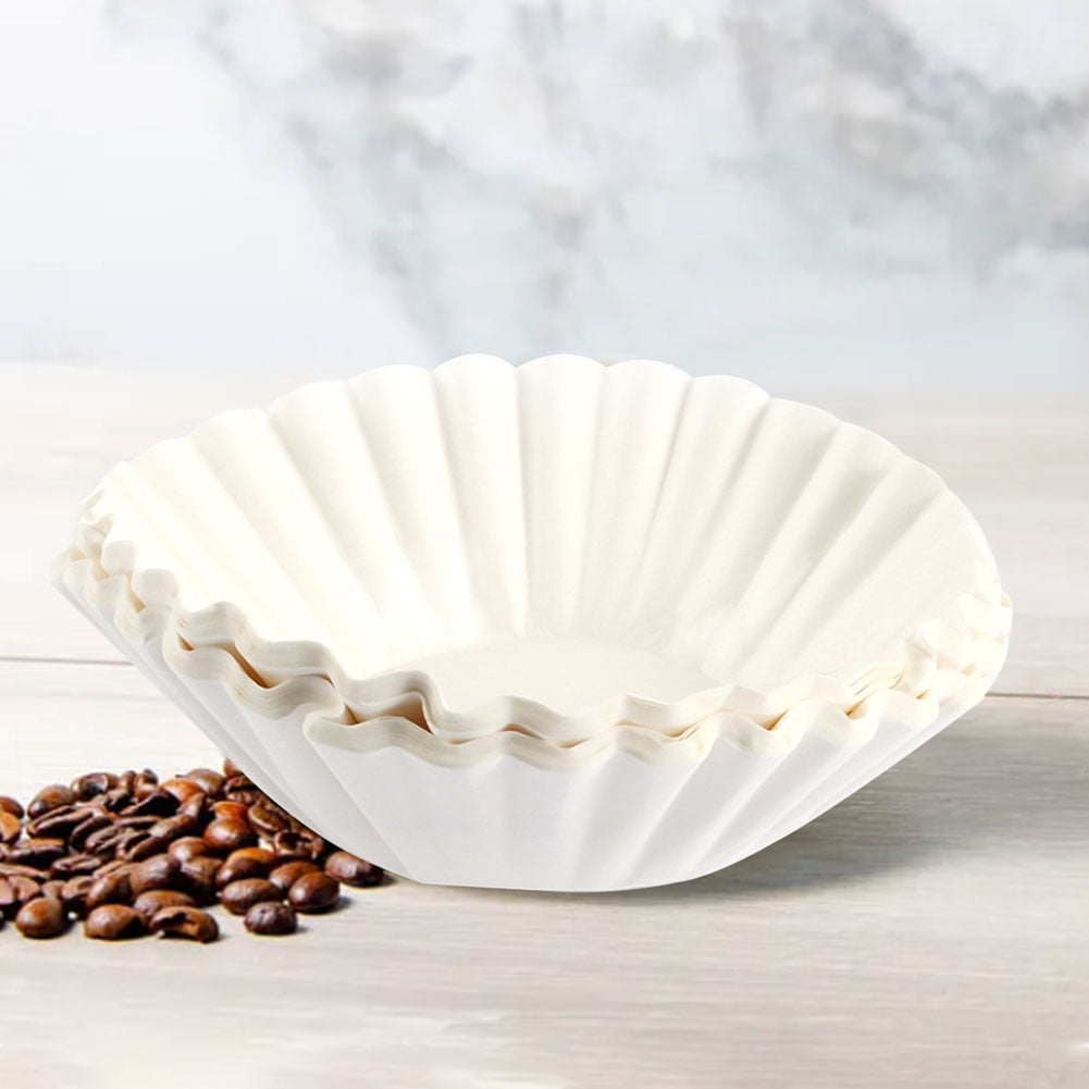 50/100 filtros de papel de café desechables para cafeteras de 8 a 12 ...