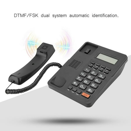 Herwey Large Screen Caller ID Display Landline Wired Home Office Fixed ...