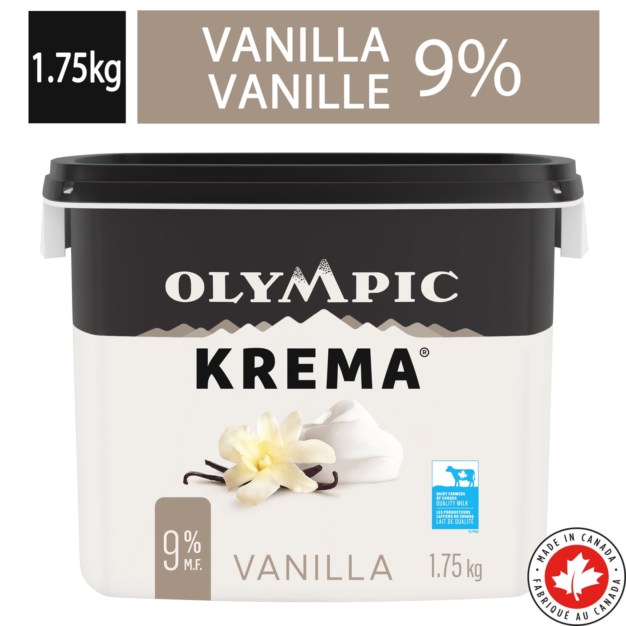 Olympic Krema Yogurt Vanilla 10%, 1.75KG - Walmart.ca