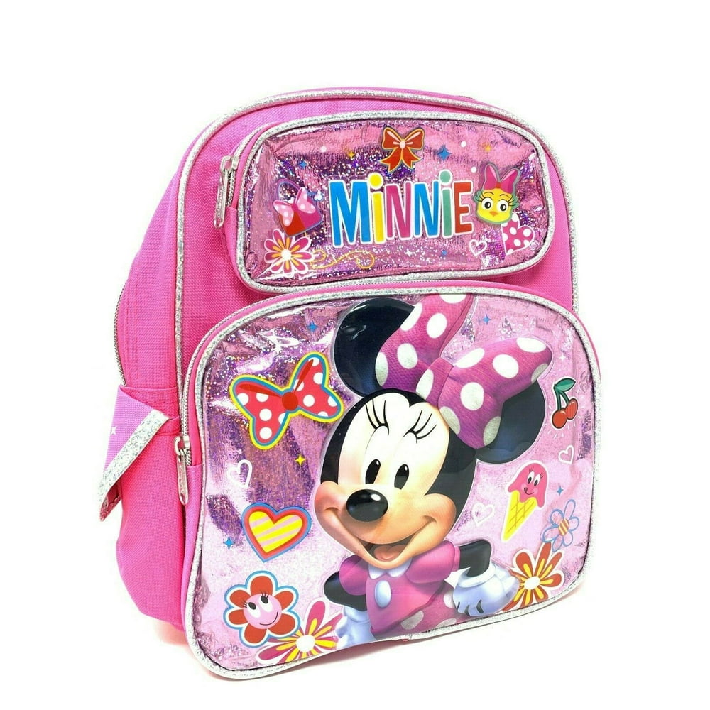 Disney Minnie Mouse 12" Toddler Small Backpack 16162 - Walmart.com ...