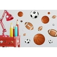 Sports Wall Decals Wall Stickers Soccer Baseball Football Hockey ...