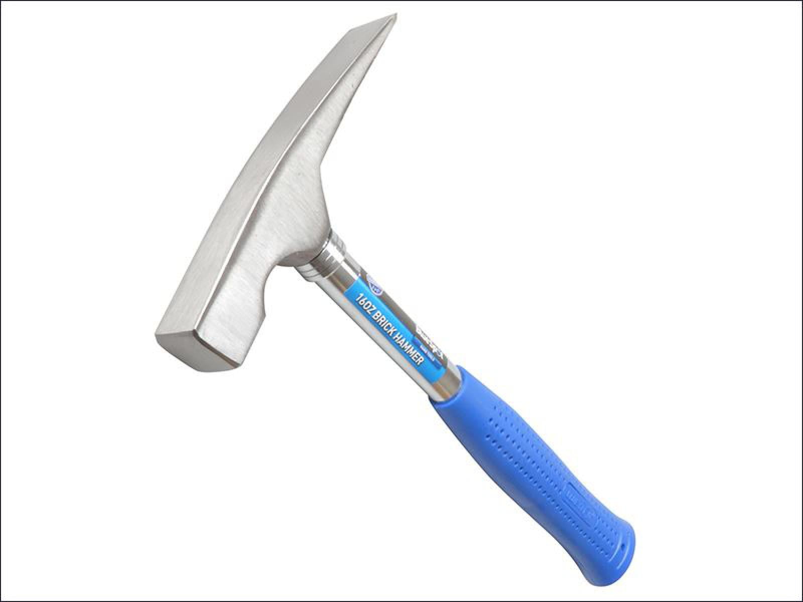 BlueSpot Tools - Steel Shafted Brick Hammer 450g (16oz) - Walmart.com