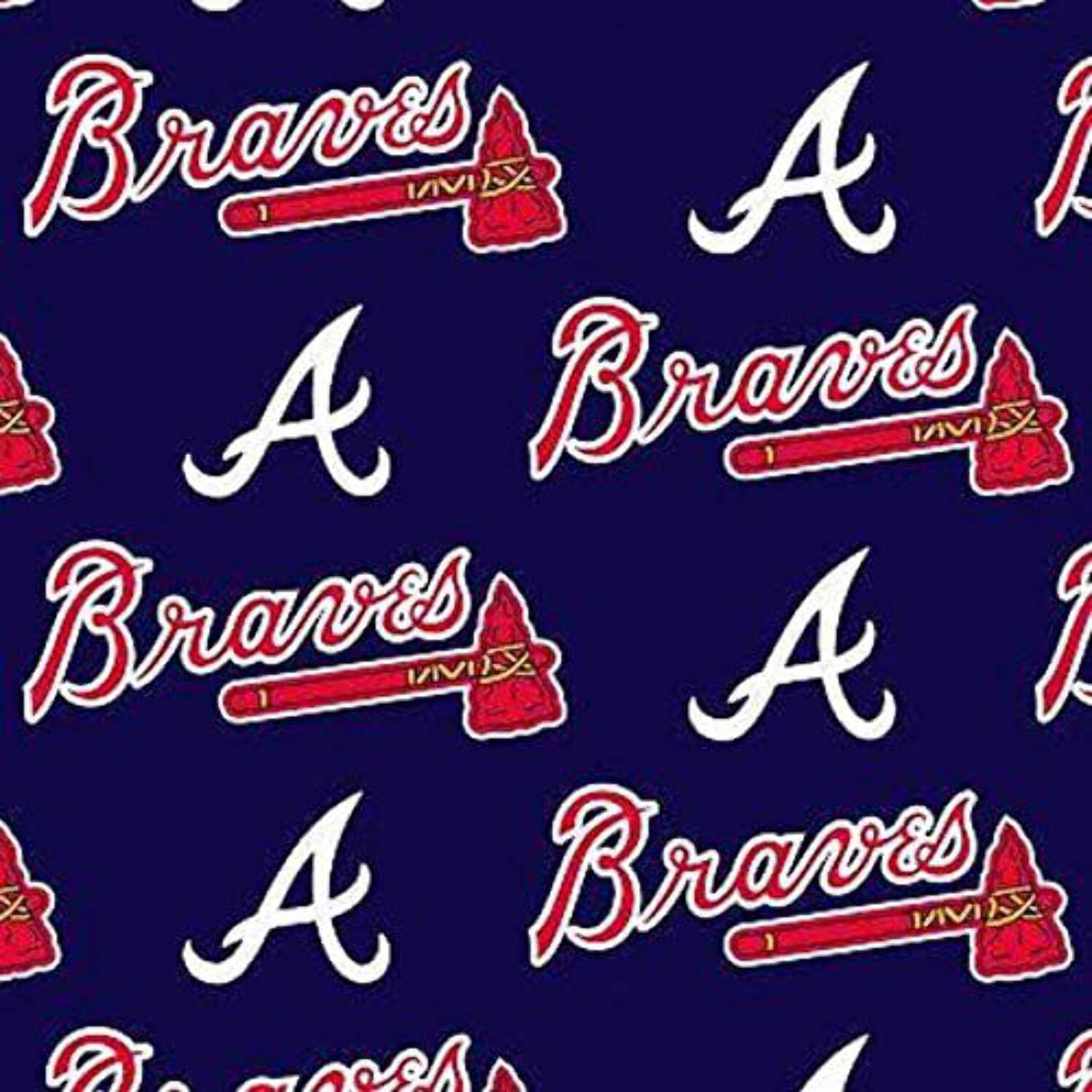 Braves Cotton Fabric - Walmart.com