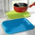 OUAGNB Clearance! Silicone Drain Mat Insulated Kitchen Table Mat Non ...