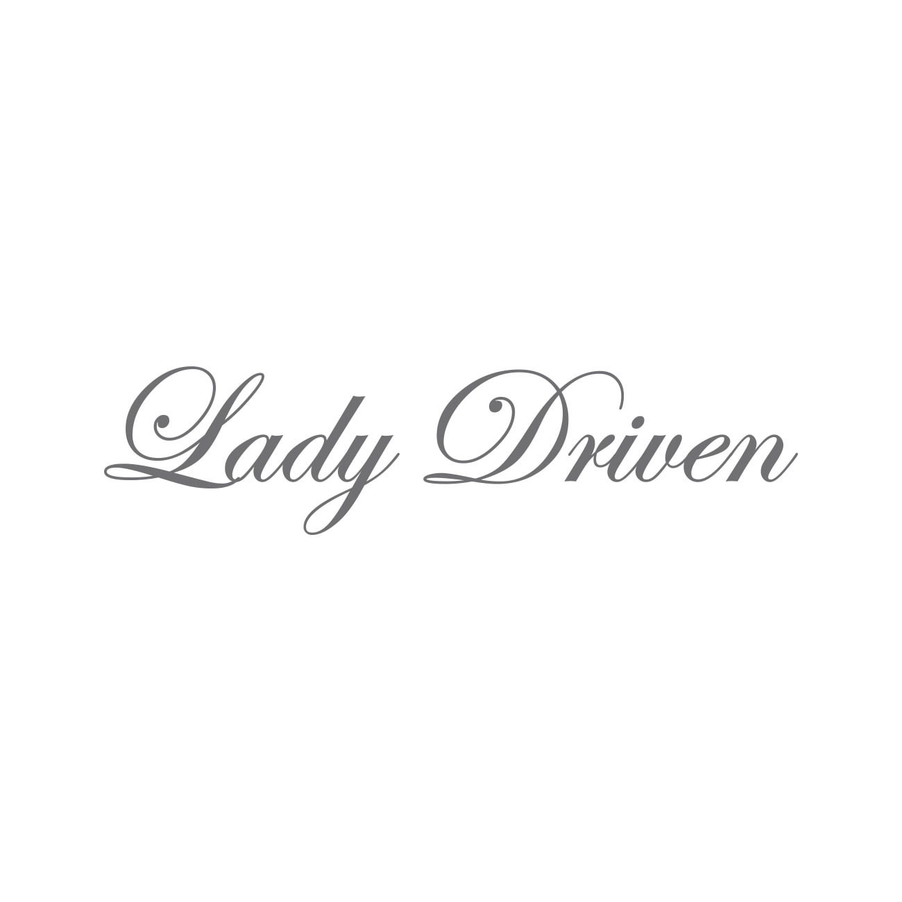 Lady Driven Sticker Decal Die Cut - Self Adhesive Vinyl - Weatherproof ...