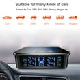 chengsi Solar Power TPMS Smart Car Tire Pressure Monitoring System ...