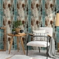 Wood Look Textured WallpaperVintage Rustic Shiplap Peel And Stick Vinyl ...