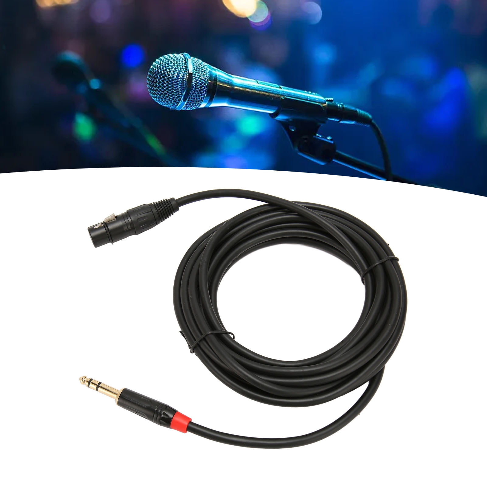 XLR Female To 1/4 Inch TRS Cable 164FT Quarter Inch TRS Jack Cable PVC ...