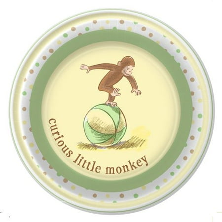 Hallmark 1st Cute Curious George 9" Dinner Plates - 8/Pkg. | Walmart Canada
