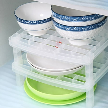 Dish Plate Storage Organizer Vertical Rack Kitchen Dish Rack | Walmart ...