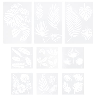 CrafTreat Flourish Positive Negative Stencil for Painting - 6"x6 ...