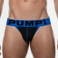Mizok Mens Jockstraps Underwear Low Rise Sexy Jock Strap Black M