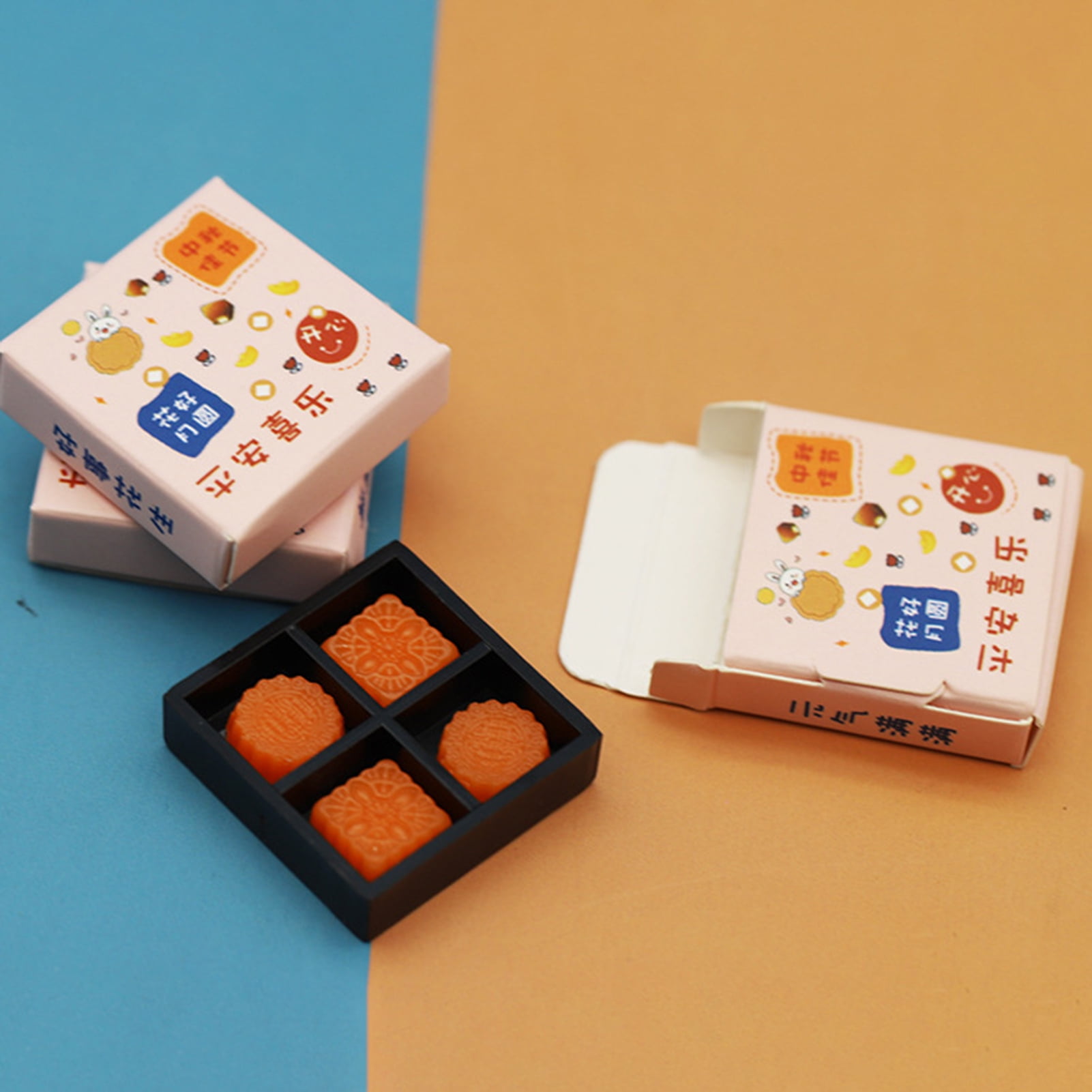 Wirlsweal 1 Box Dollhouse Food Small Realistic Decorative Miniature ...