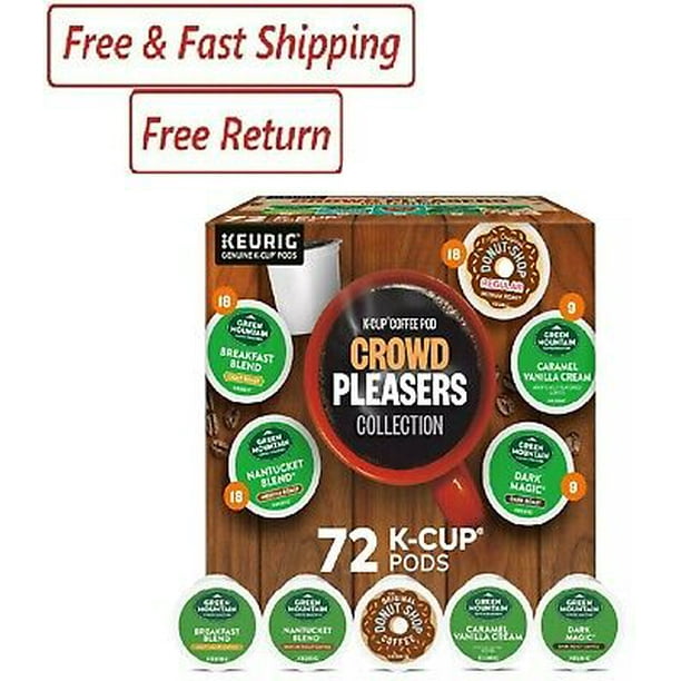 Keurig K-Cup Pod Crowd Pleasers Collection Variety Pack (72 ct ...
