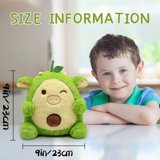 SUWJELANY Cow Stuffed Animal,9"Cute Cow Plush Toy Green Stuffed Cow ...