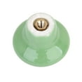 Raindrops 5 Pcs Green Knobs Ceramic Handle Delicate Cabinet Handles ...