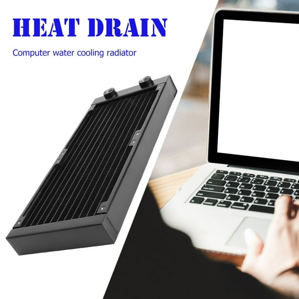 Coiry 12 Tubes Aluminum Water Cooler CPU Heat Sink Exchanger for PC ...