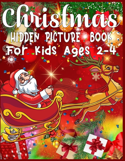 Christmas Hidden Picture Book For Kids Ages 2-4 : Christmas Hunt Seek ...