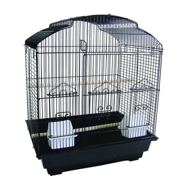 YML A5834BLK Bar Spacing Small Parrot Cage, 18 x 14", Black - Walmart.com