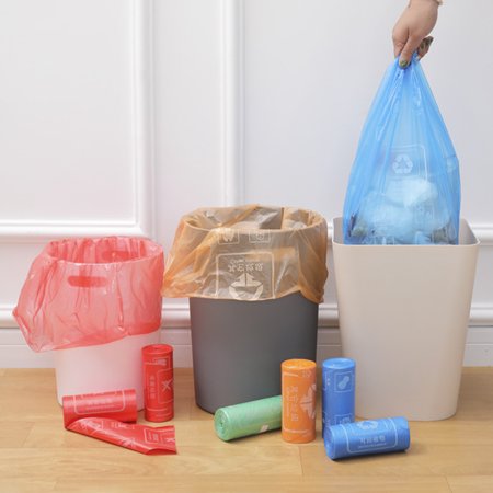 Cheers 1 Roll Disposable Classification Garbage Bag Home Kitchen Trash ...