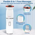 Professional 6-in-1 Facial Cleansing and Massage System, Ultrasonic ...