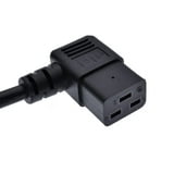 Toptekits C20 to Right Angle C19 Power Cable Cord- 0.6ft/20cm Server ...