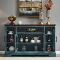 Buffet Table Sideboard with 4 Doors - Walmart.com