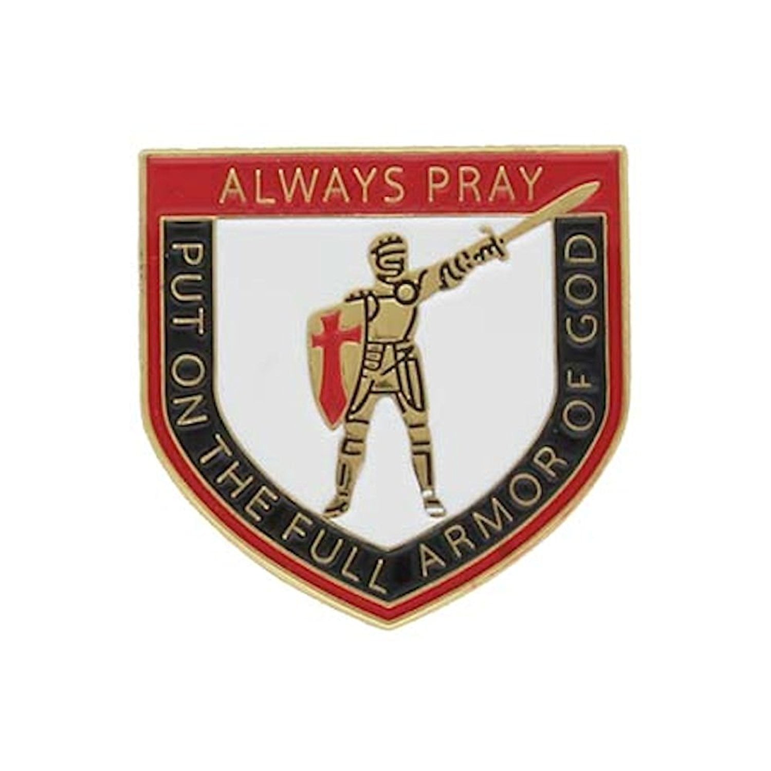 Armor of God Always Pray Lapel Pins 2 - Walmart.com