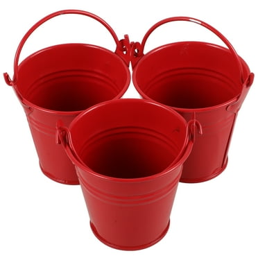 Iron flower buckets Planter Farmhouse Ornament Photo Props Rustic with ...