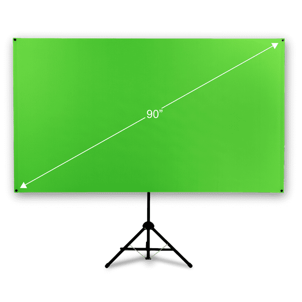 Valera Explorer 90 inch Portable Green Screen Camera, Webcam, & Video ...